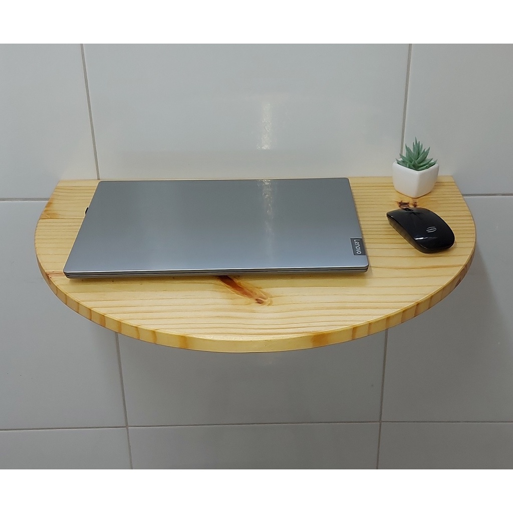 Prateleira Mesa Meia Lua Parede Dobrável Retrátil Articulada | Shopee Brasil