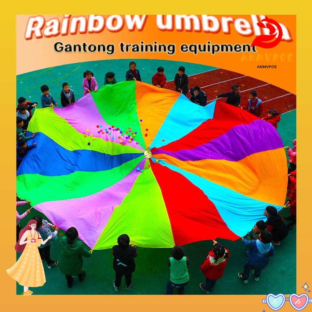 ANMVPOE Parachute Toy Kids Jogo Interativo De Trabalho Em Equipe Jump ...