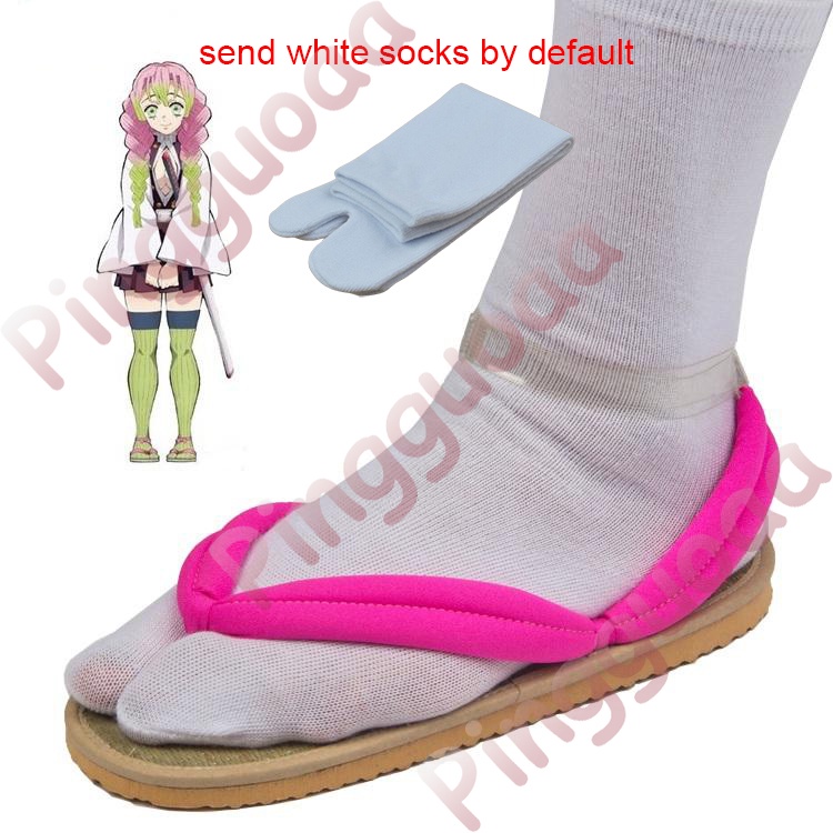 Anime Demon Slayer Kimetsu No Yaiba Cosplay Shoes Kamado Tanjirou ...