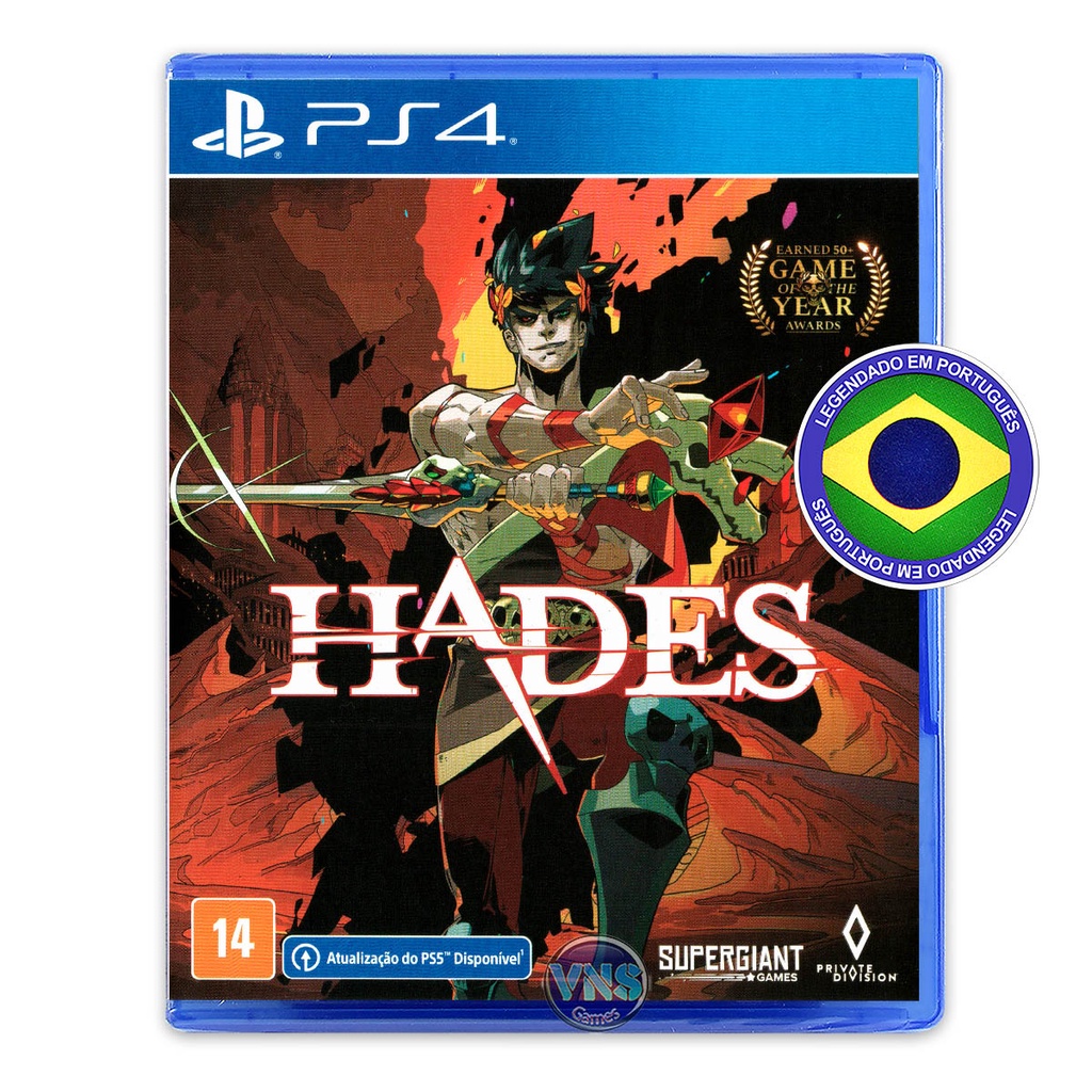 Hades - PS4 - Mídia Física Novo Lacrado | Shopee Brasil