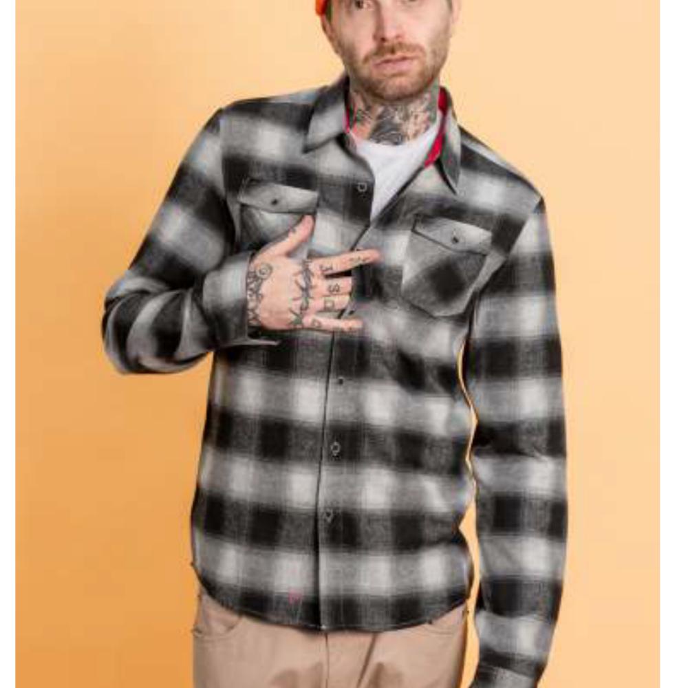 Camisa Masculina Flanela Manga Longa Gangster REF: 15270116 | Shopee Brasil