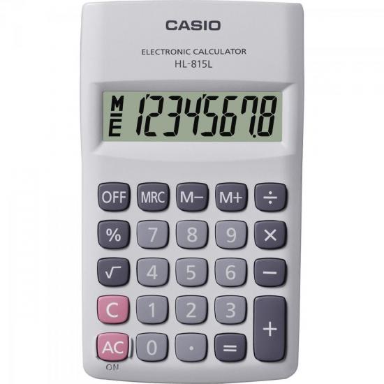 Calculadora de Bolso 8 Dígitos HL-815L CASIO | Shopee Brasil