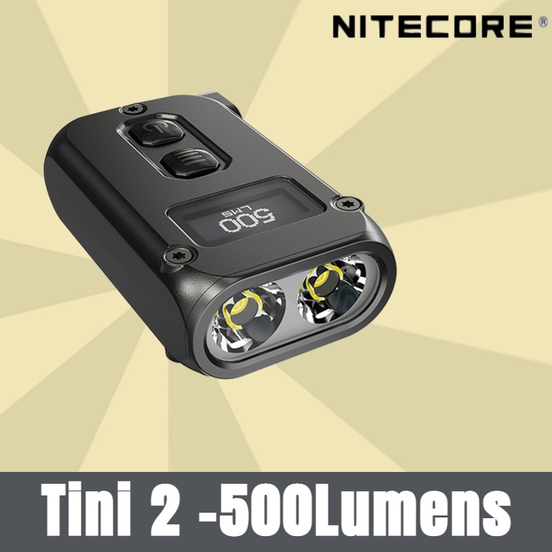 NITECORE TINI2 USB-C Luz De Chaveiro Recarregável 500Lumens Bateria ...