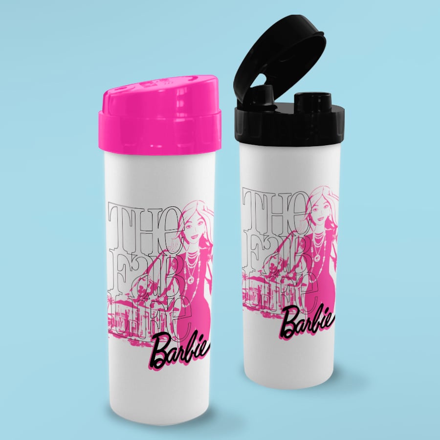 Garrafa ECO Barbie The Fab Life | Shopee Brasil