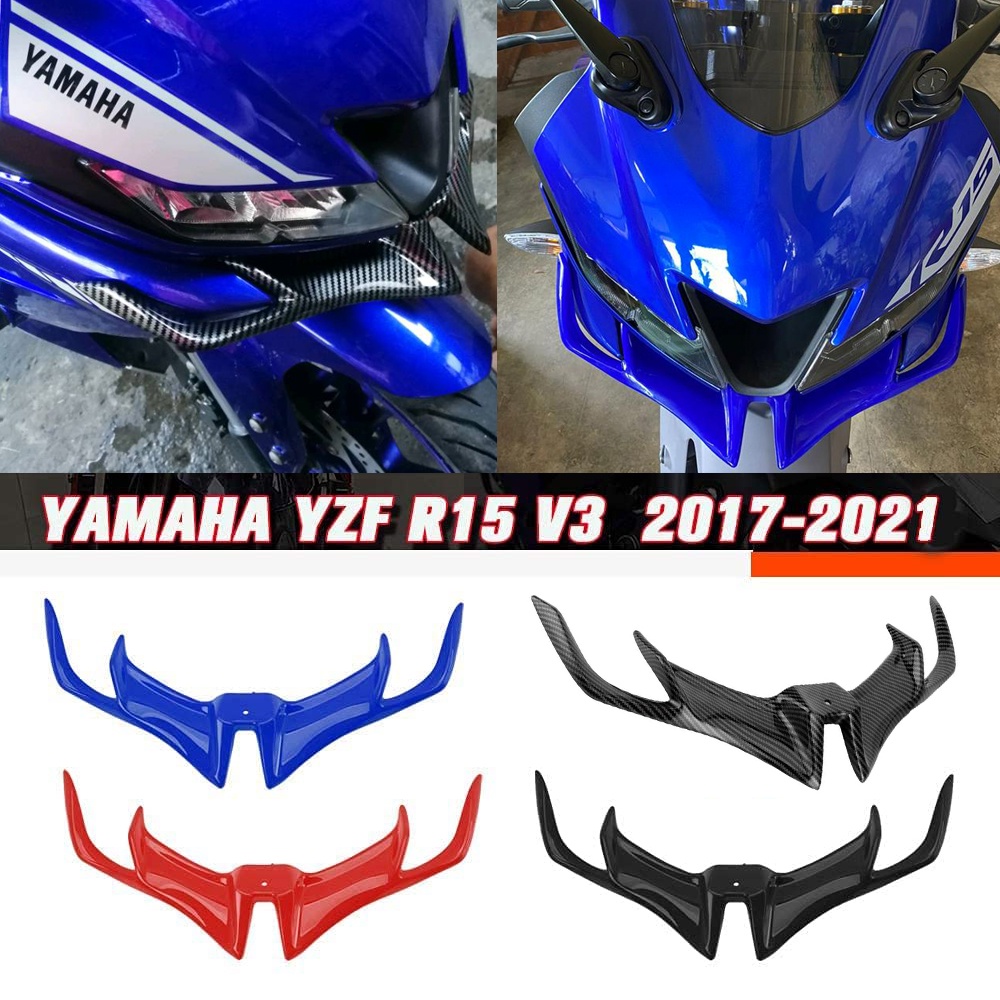 Winglet Da Motocicleta Para Yamaha YZF R15 V3 Acessórios Carenagem ...