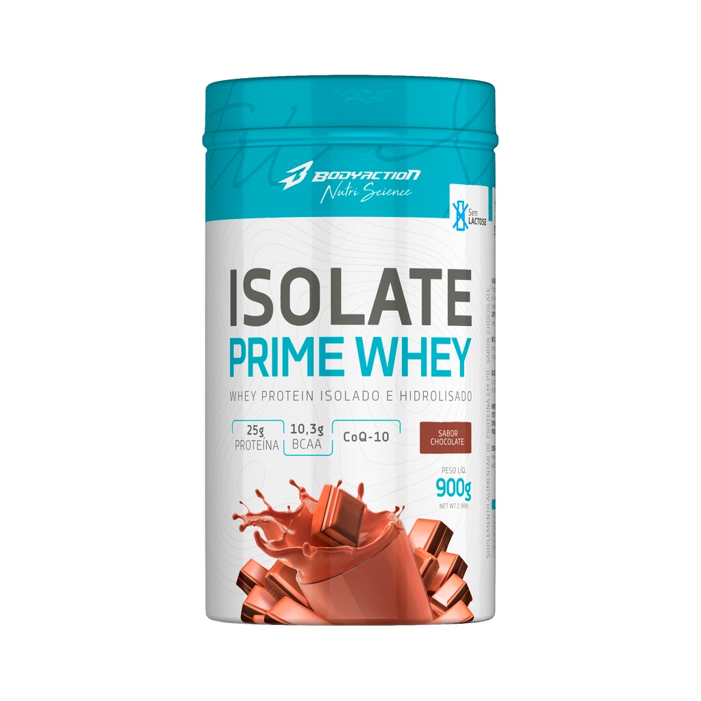 Isolate Prime Whey 900g Chocolate - Bodyaction | Shopee Brasil