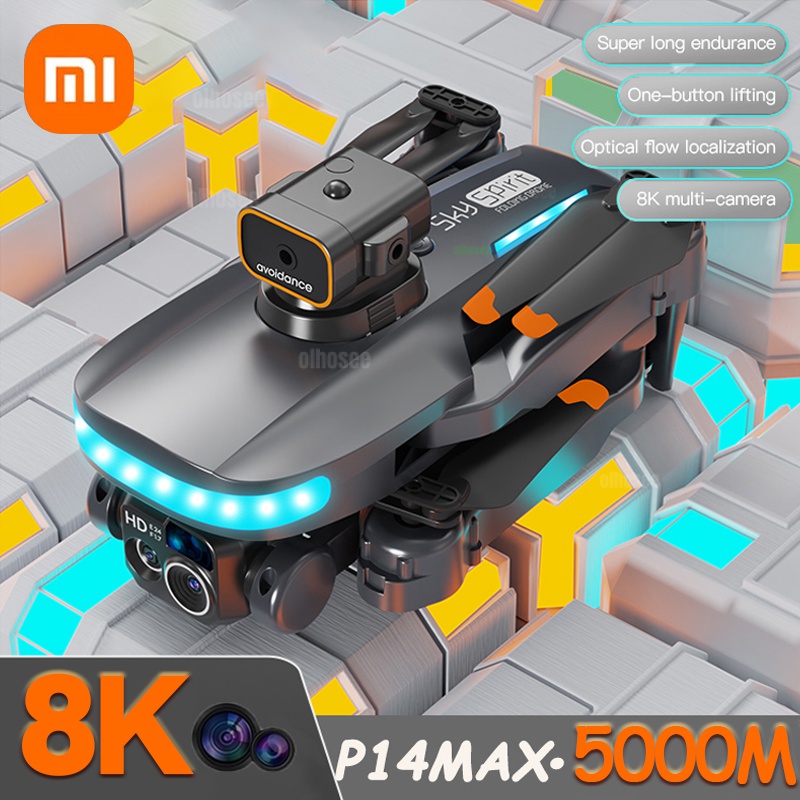 OL14 Max GPS Profissional Drone 8K HD UAV Câmera Dupla Inteligente ...