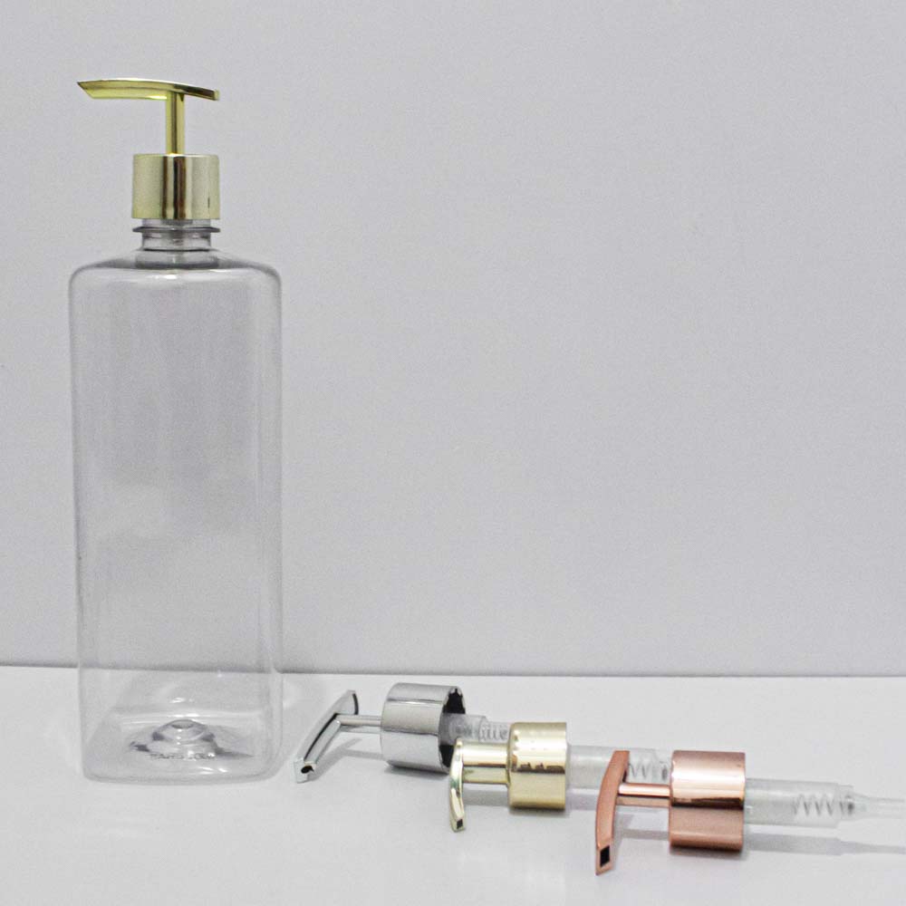 Frasco Pet Quadrado 1000ml 28/410 Cristal - (125) C/ Válvula Pump Super Luxo | Shopee Brasil
