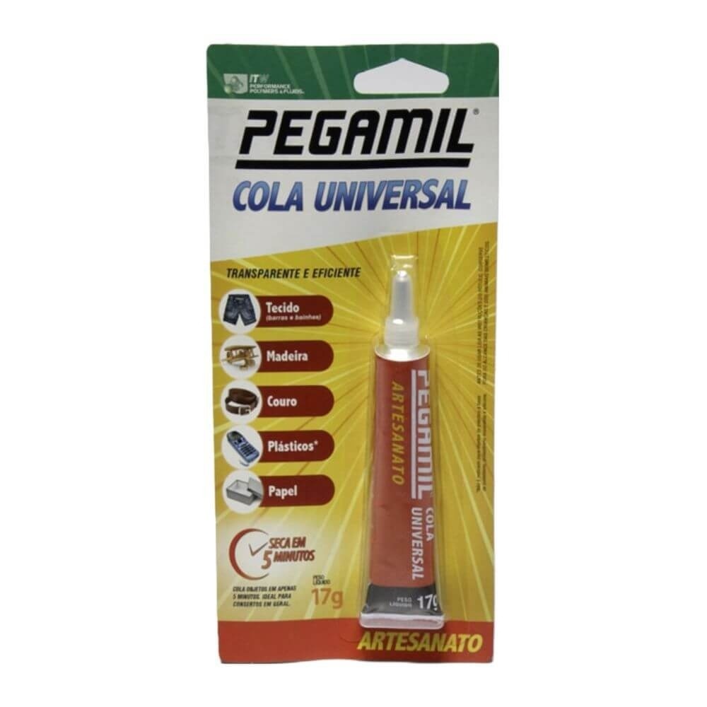 Cola Universal para Artesanato 17 Gramas - Pegamil | Shopee Brasil
