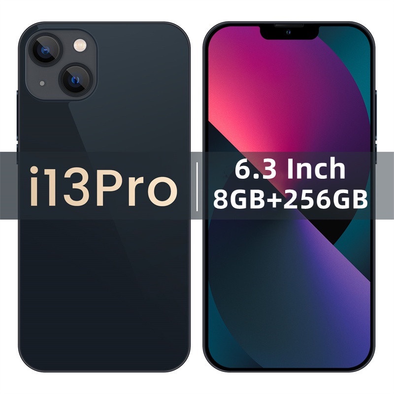 Venda original do telefone i13 Pro 6,3 polegadas tela cheia 5G ...