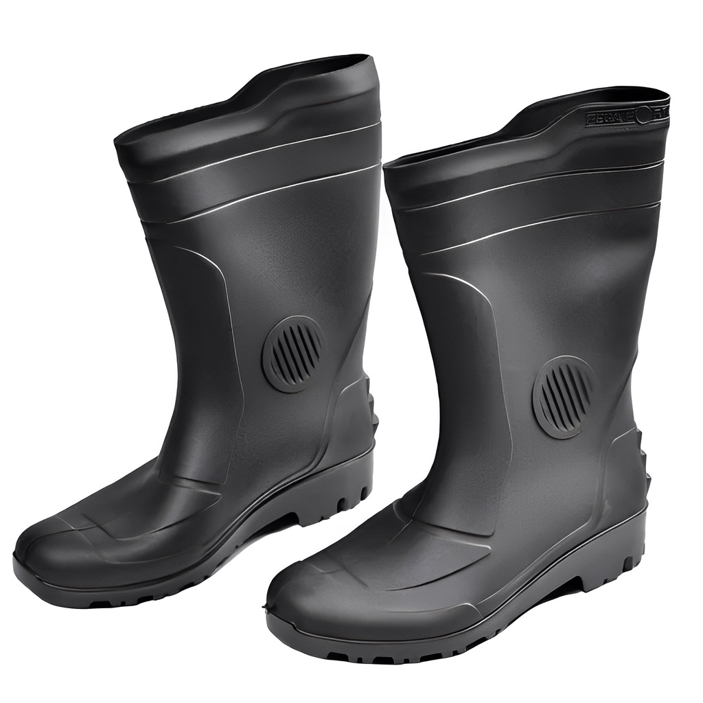 Bota de PVC Cano Alto Sem Forro Preto Tam 43 CA 36103 - PEGA FORTE ...