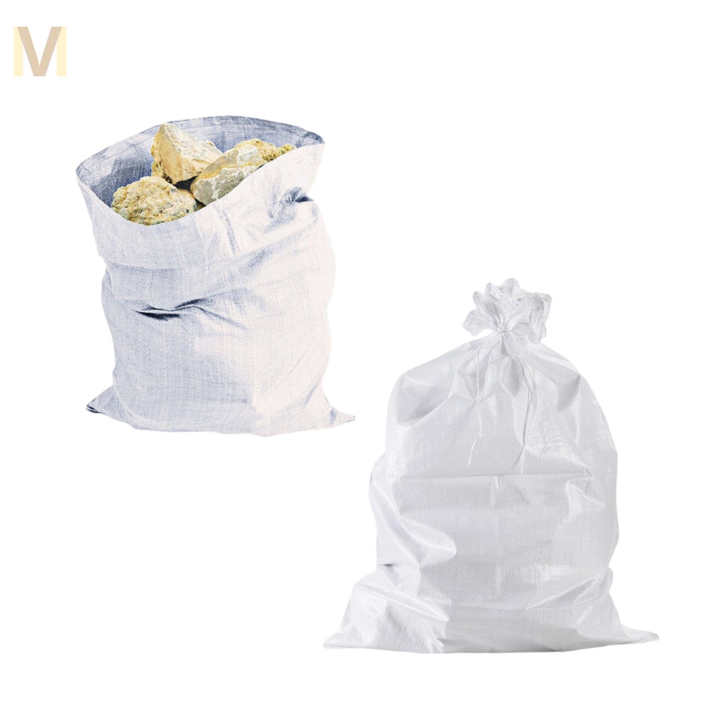Saco de entulho rafia 50x70 novo 40KG Kit 500 unid. Branco | Shopee Brasil