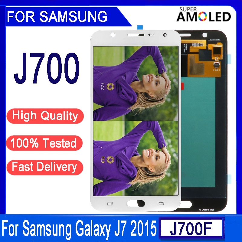 5.5" Super Amoled Samsung Galaxy J7 2015 Frontal Touch Display ...