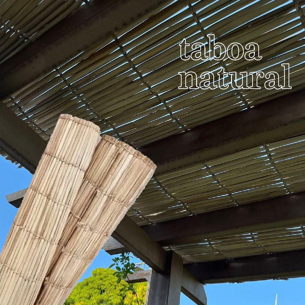 Kit 6 Esteiras Palha de Taboa Tapete Forro Pergolado 1,8x1m | Shopee Brasil