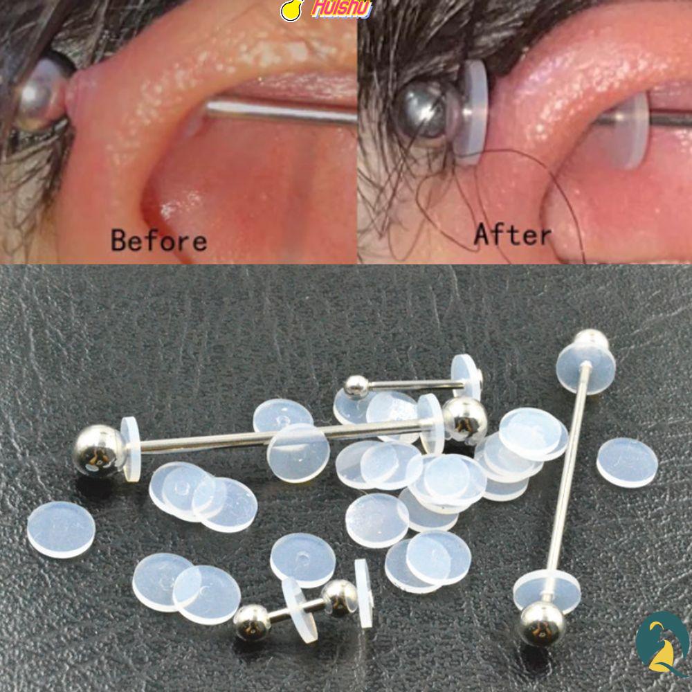 Piercing Lumps Cura Para Nariz Orelha Cartilagem Piercing Cura Silicone ...