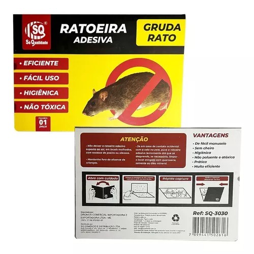 Ratoeira Adesiva Cola Pega Rato 5 Und | Shopee Brasil