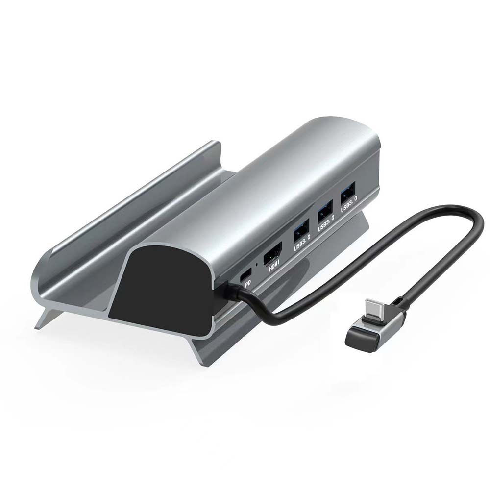 Lemorele 6-in-1 steam deck dock station Gigabit Ethernet 4K HDMI 3 ...