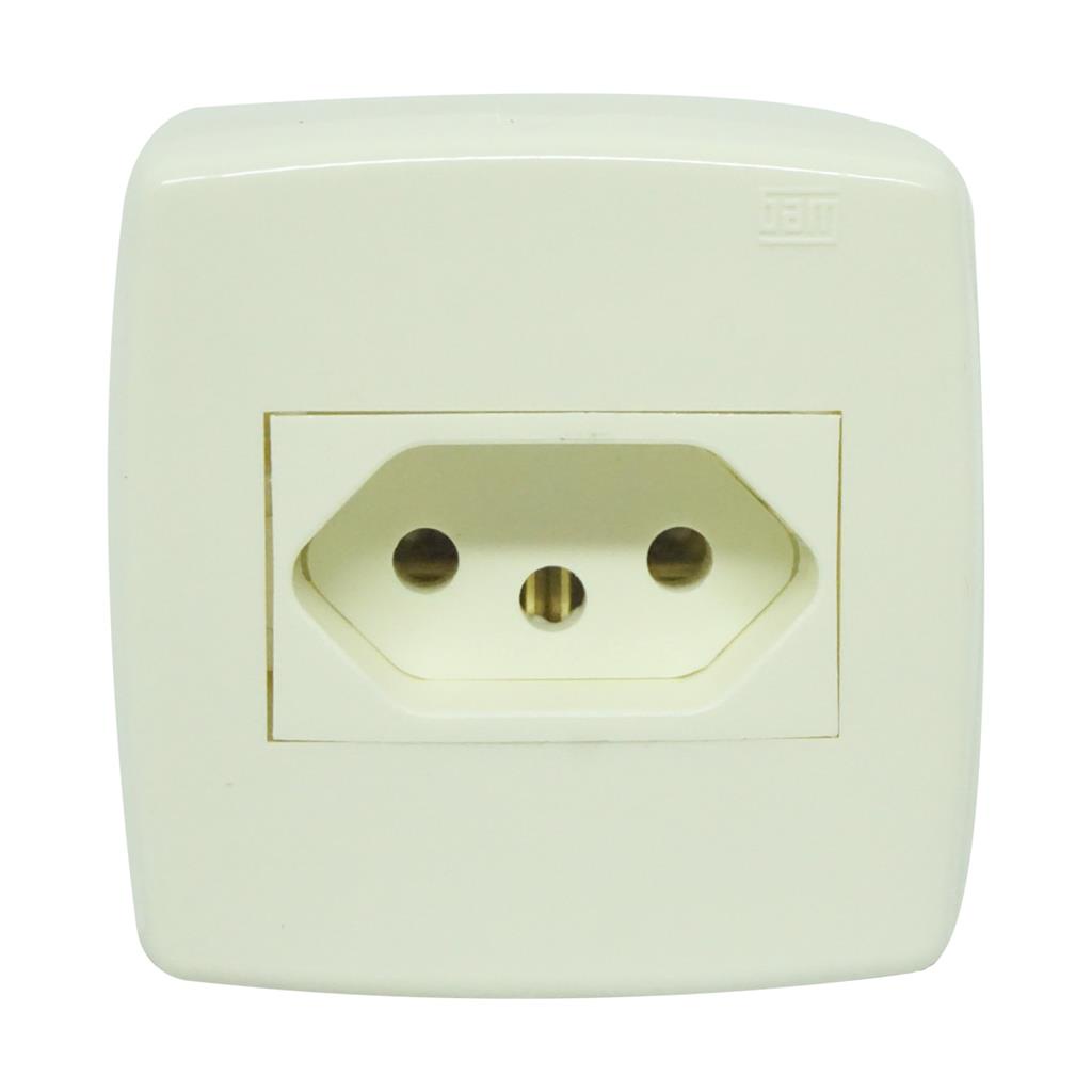 Conjunto Tomada Montada Caixa E Placa Sm 20a 250v 2P+T Weg | Shopee Brasil