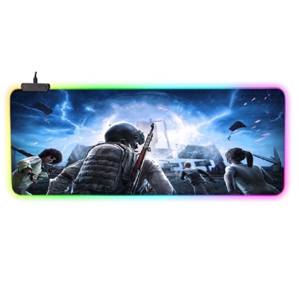 Mouse Pad Gamer Extra Grande Led Rgb 80x30 Cm Mousepad FANG | Shopee Brasil