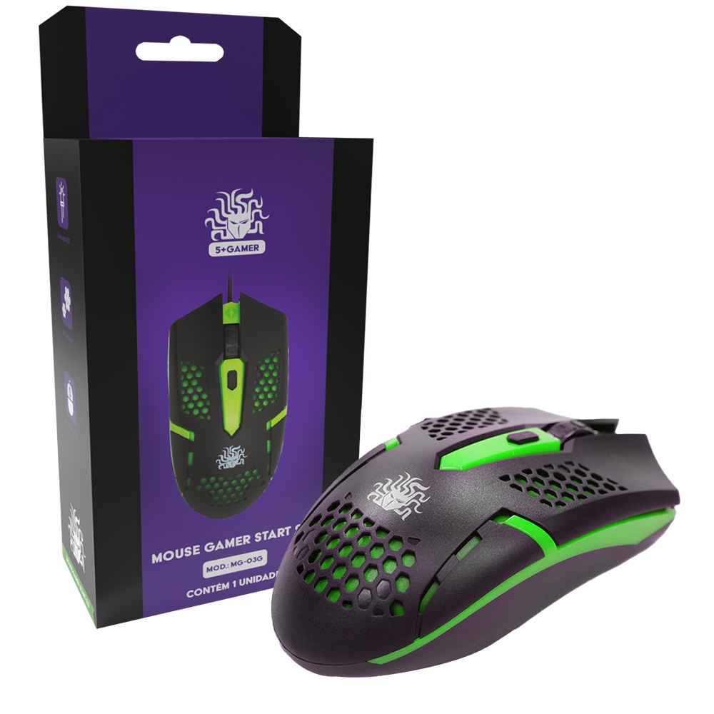 Mouse para Jogo Gamer alta Qualidade Original 5+ *Promoção* | Shopee Brasil