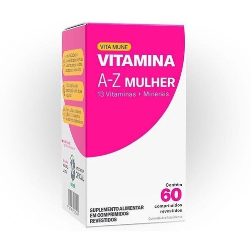 Vitamune A-z Mulher Vitamina C Vitamina D Complexo B 60 Cap | Shopee Brasil