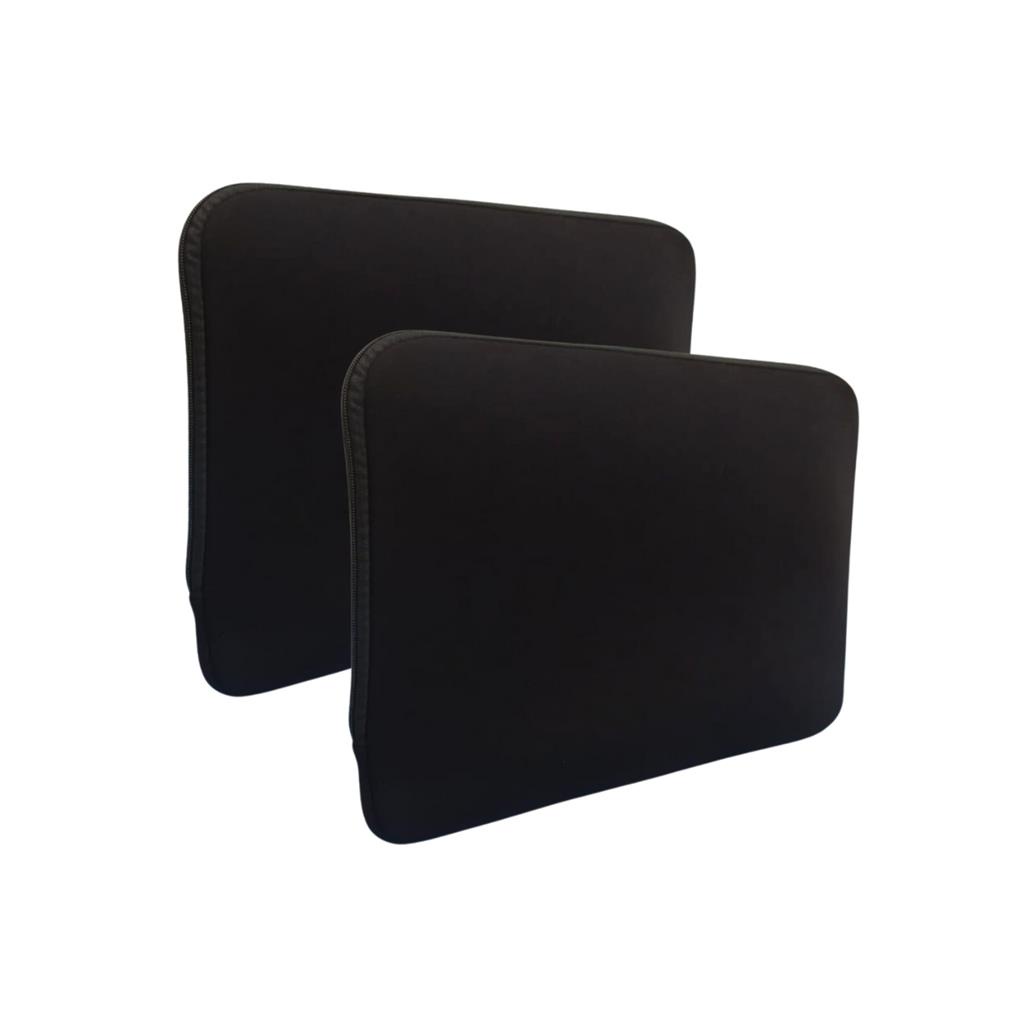 Capa Case Luva Para Notebook De Ate 17.1 Polegadas Kit C/ 2 Unidades Cor Preta Seguranca e ...