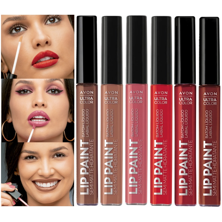 Ultra Color Lip Paint Batom Líquido - Avon | Shopee Brasil