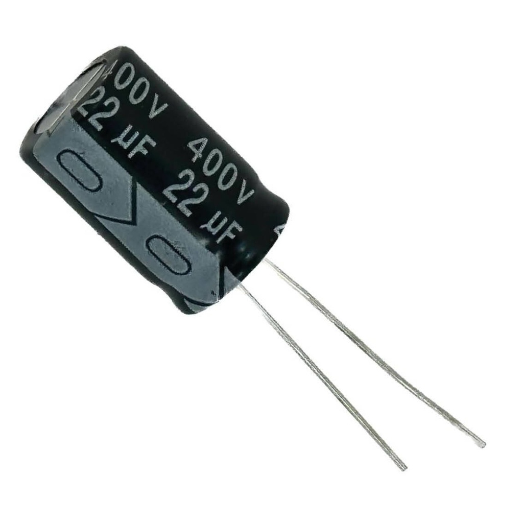 5 PÇS - CAPACITOR ELETROLITICO 22X400V - 22UF X 400V | Shopee Brasil