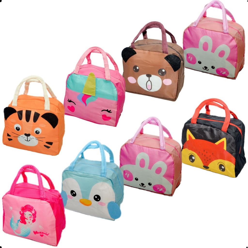 Lancheira Bolsa Térmica Infantil Escolar Marmita Com Alca Bebe menina ...