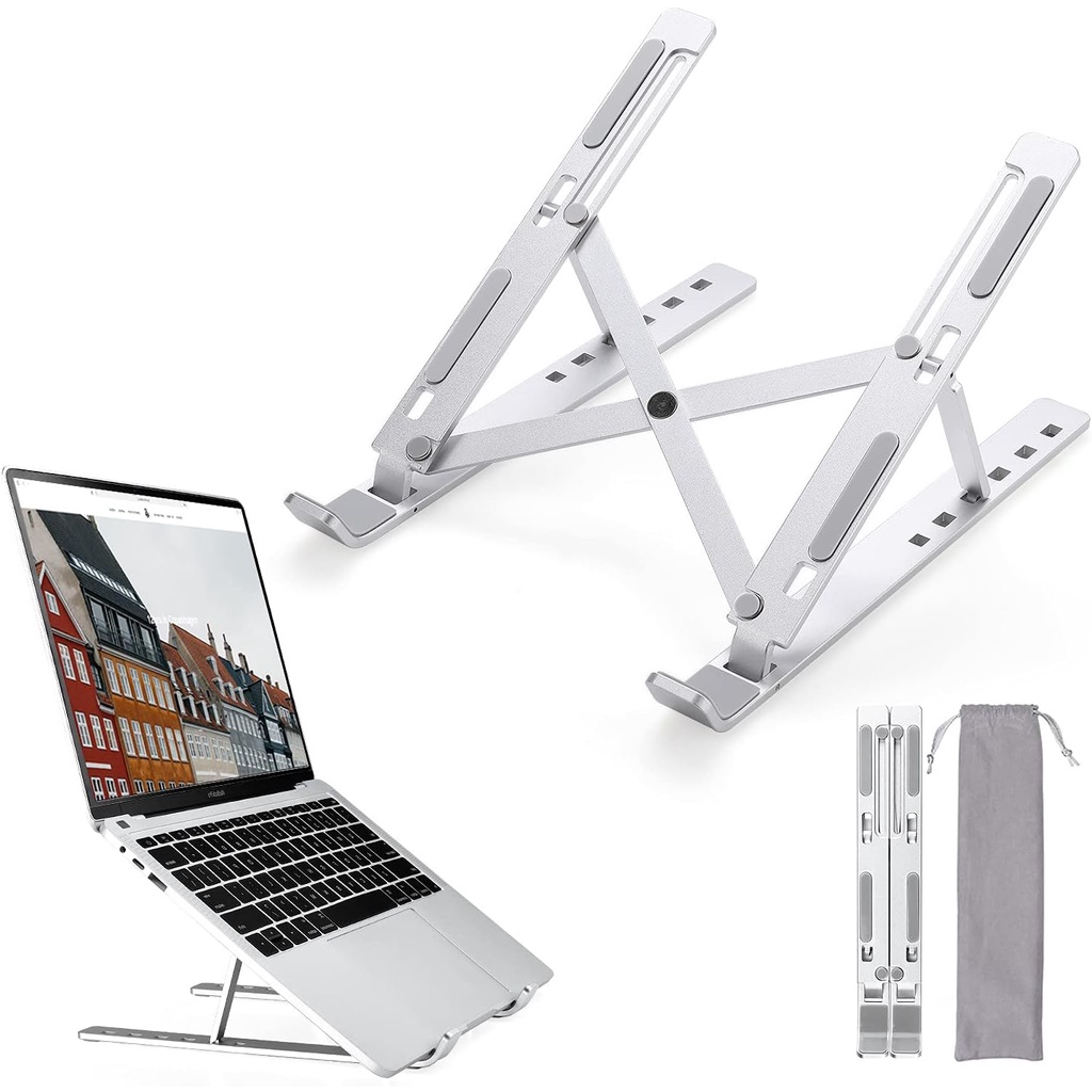 Suporte Base P/ Laptop Notebook Ergonômico Resistente Dobrável Portátil ...
