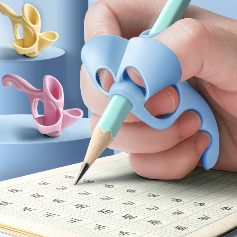 Pencil Handle Rod Grips pen Holder Grip for Kids Cute Hand writing Aid ...