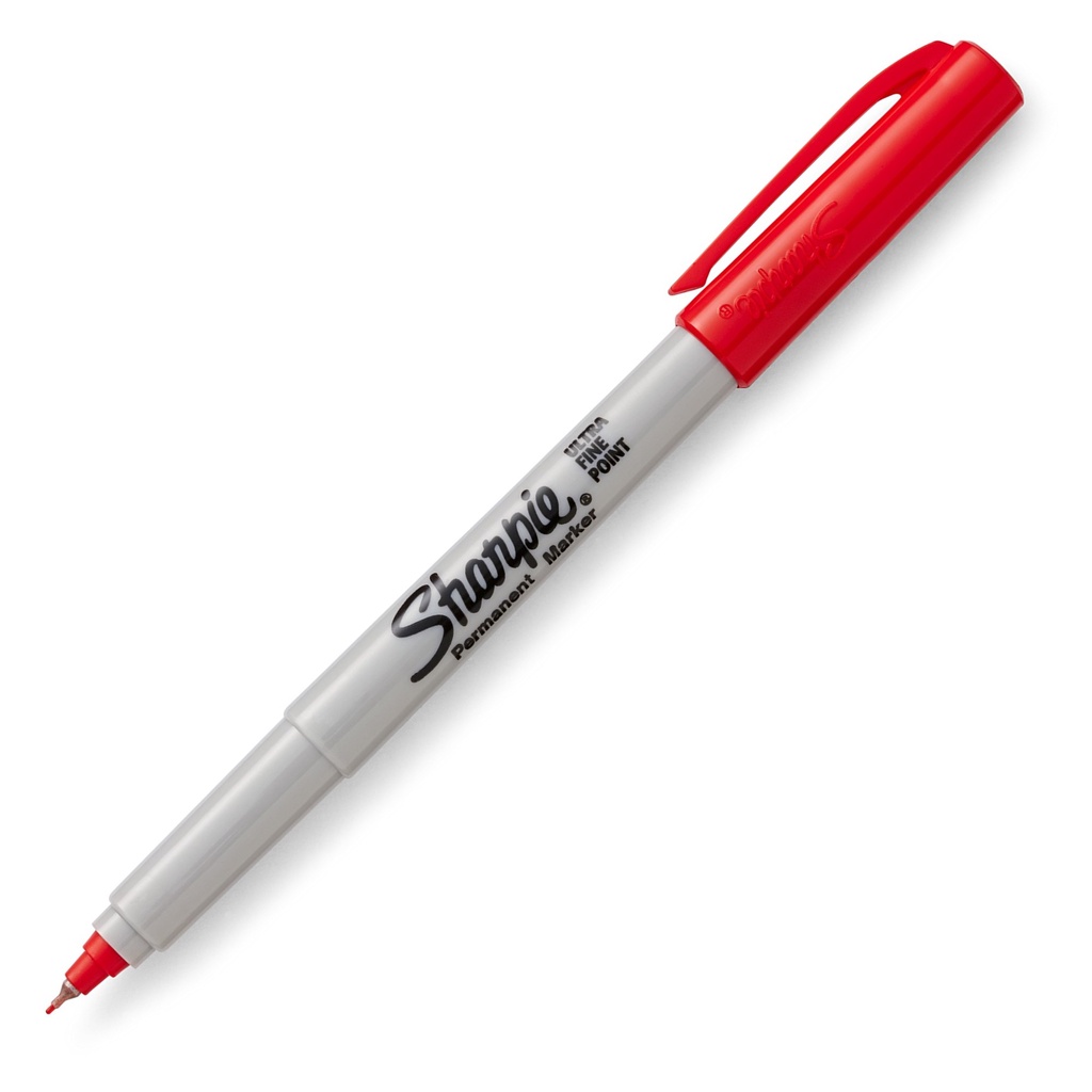 CANETA SHARPIE ULTRAFINE PERMANENTE VERMELHO | Shopee Brasil