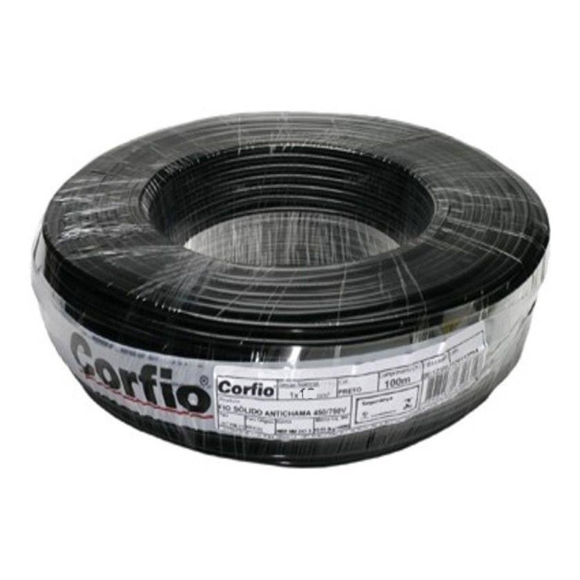 Fio Rigido/solido 750v 2,5mm Corfio T/cores Rolo 100metros | Shopee Brasil