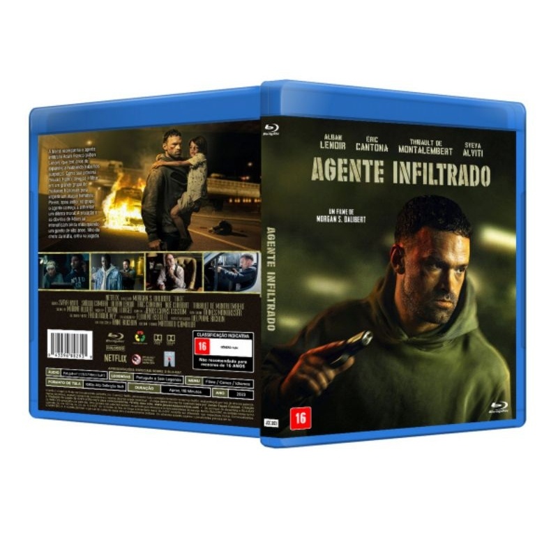 Blu-ray: Agente Infiltrado [PERSONALIZADO] | Shopee Brasil