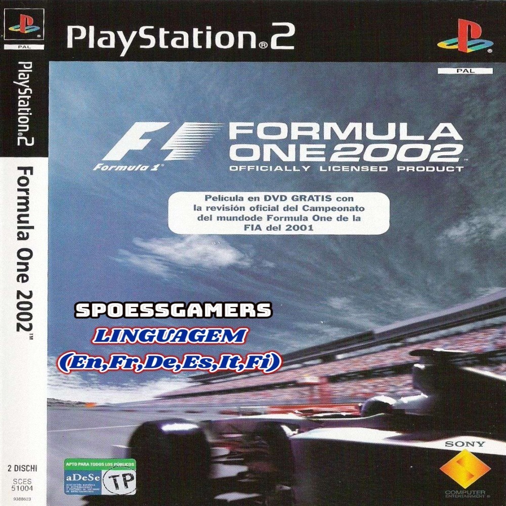 Formula One 2002 Ps2 Patch Formula 1 | Shopee Brasil