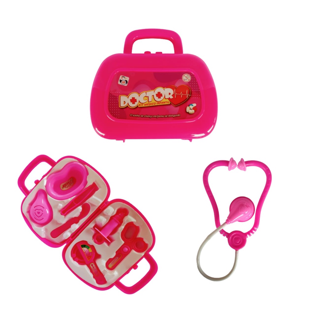 Kit Médica Mini Dra Maleta Brinquedo Infantil - Menina | Shopee Brasil