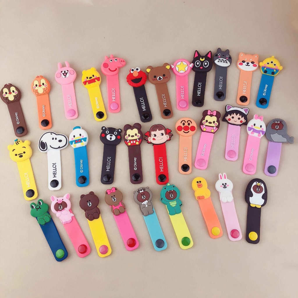 Bonito Desenho Animado Disney Stitch Minnie Mitch Cabo De Dados Fone De ...