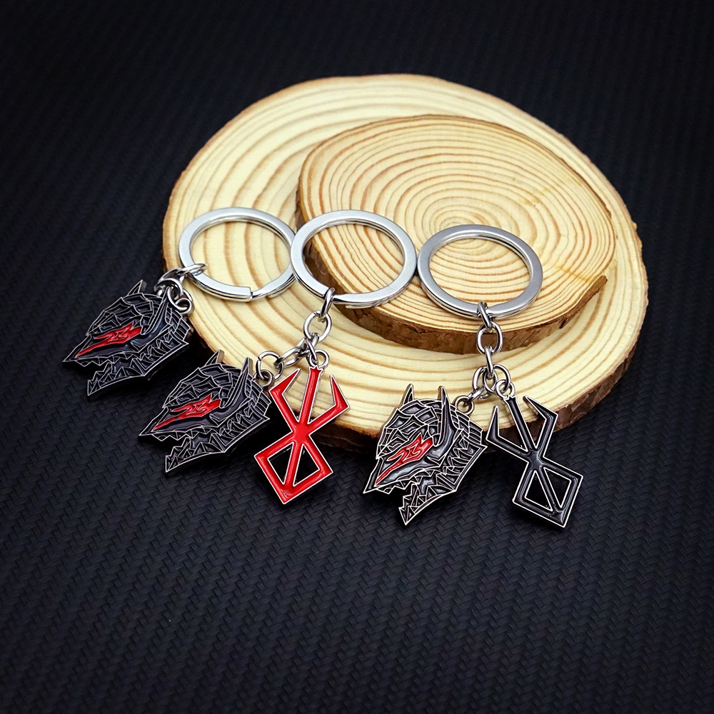 Chaveiro Berserk Keychain Guts Capacete Porta-Chaves Moda Chaveiros ...