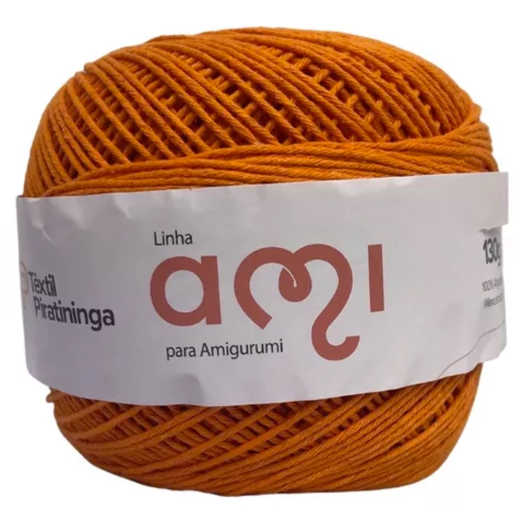Linha Ami - Amigurumi Textil Piratininga 250M - Laranja | Shopee Brasil