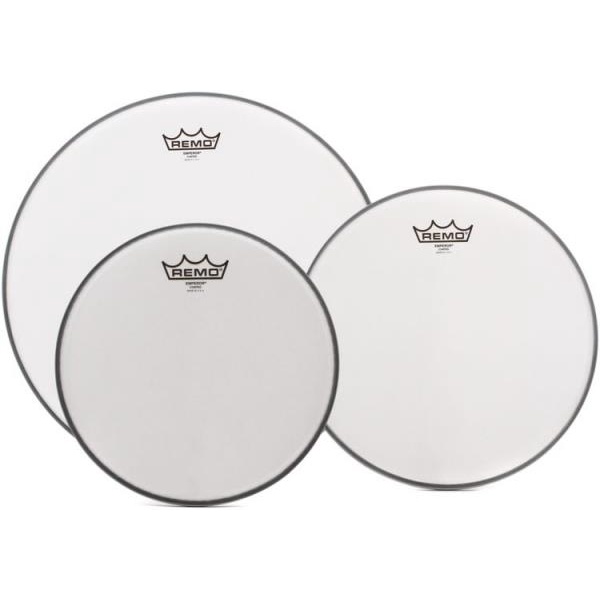 Kit de peles remo 10-12-14 pol. emperor coated filme duplo | Shopee Brasil