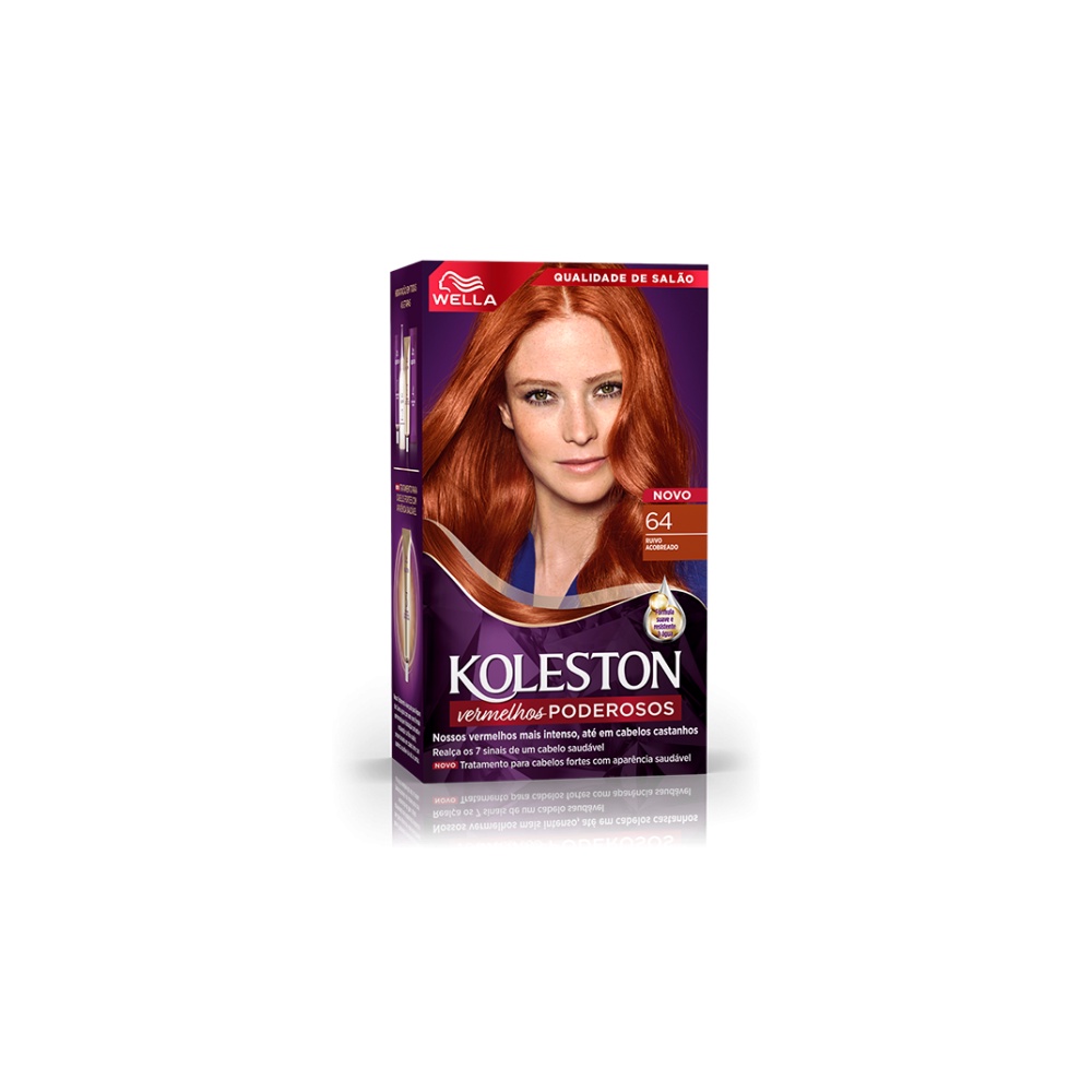 Tintura Koleston Acaju Acobreado 64 | Shopee Brasil