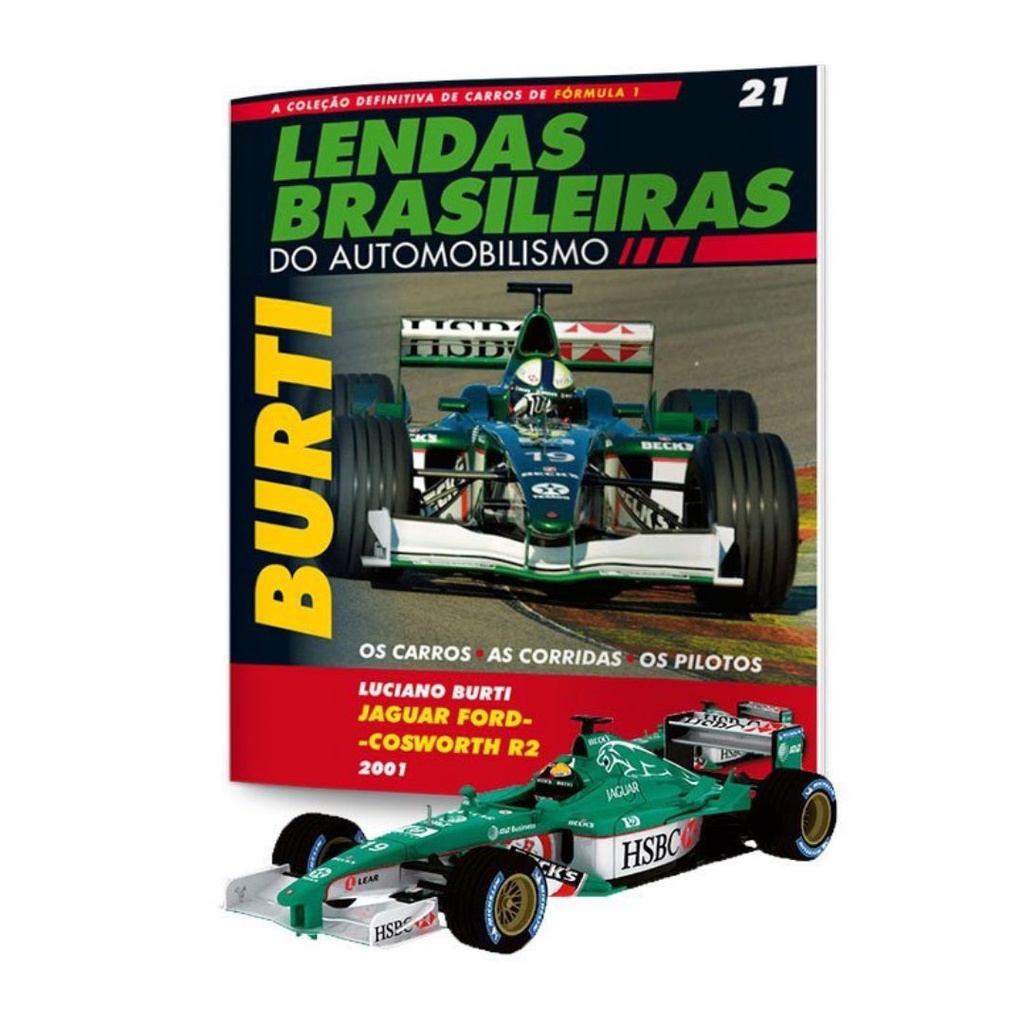 Coleção Lendas Brasileiras: Jaguar Ford Cosworth R2 Luciano Burti ...