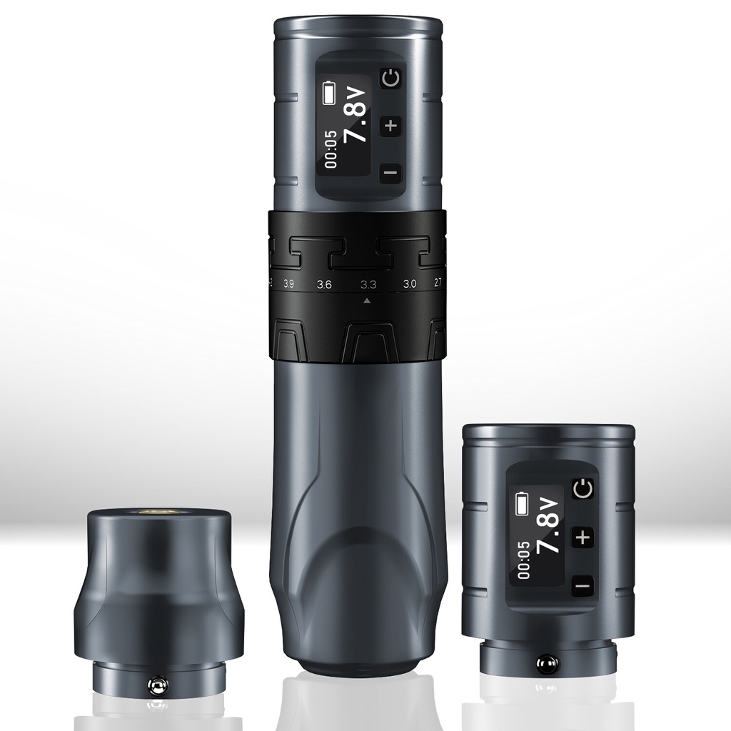 Saber Máquina De Tatuagem Sem Fio De Curso Ajustável Com Adaptador RCA ...