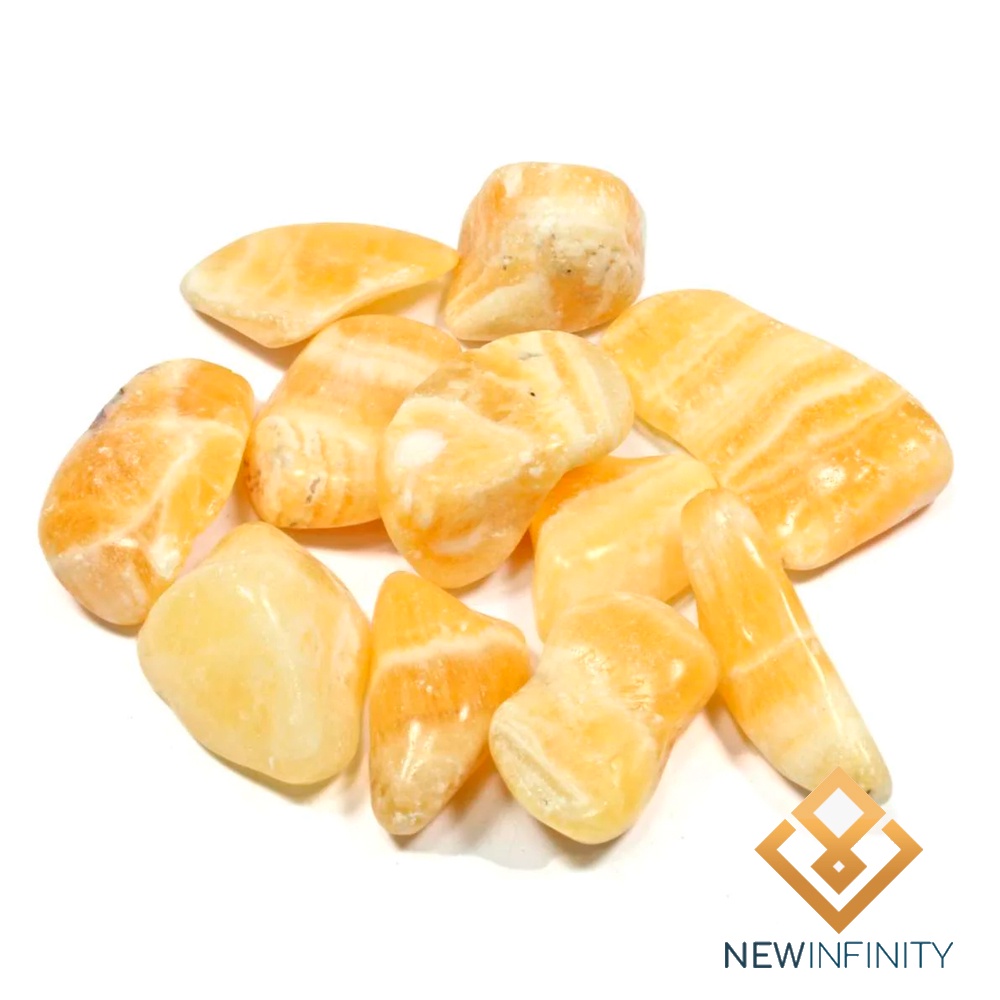 Cristal Rolado de Calcita Amarela Pedra Natural 2cm | Shopee Brasil