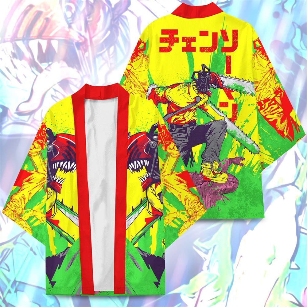 Anime Chainsaw Man Pochita Denji Cosplay Costume Coat Uniformes Capas ...