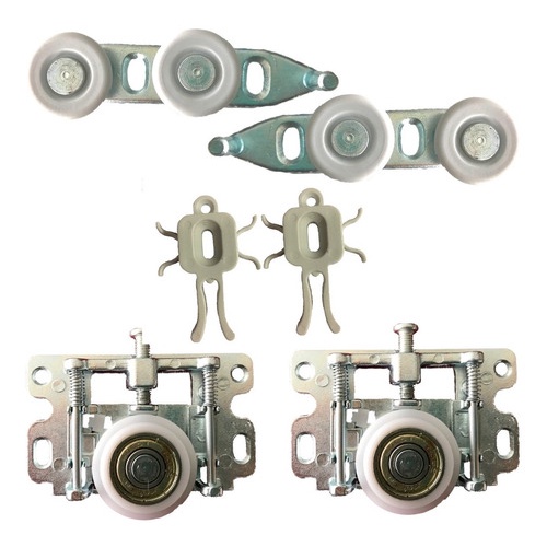 Kit Roldana P/ Porta De Correr Guarda Roupa Sobreposta 50kg | Shopee Brasil