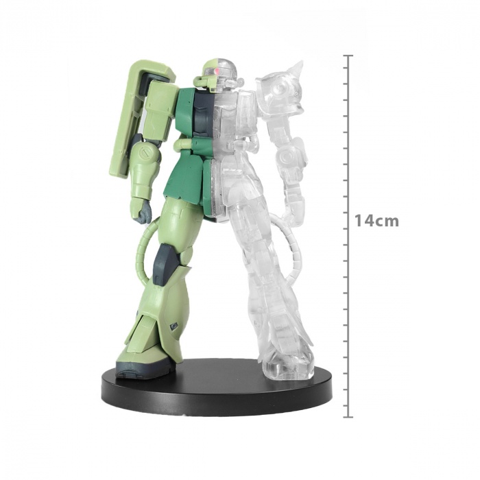 ACTION FIGURE MOBILE SUIT GUNDAM - STRUCTURE MS 06F ZAKU REF:21627/21628 | Shopee Brasil