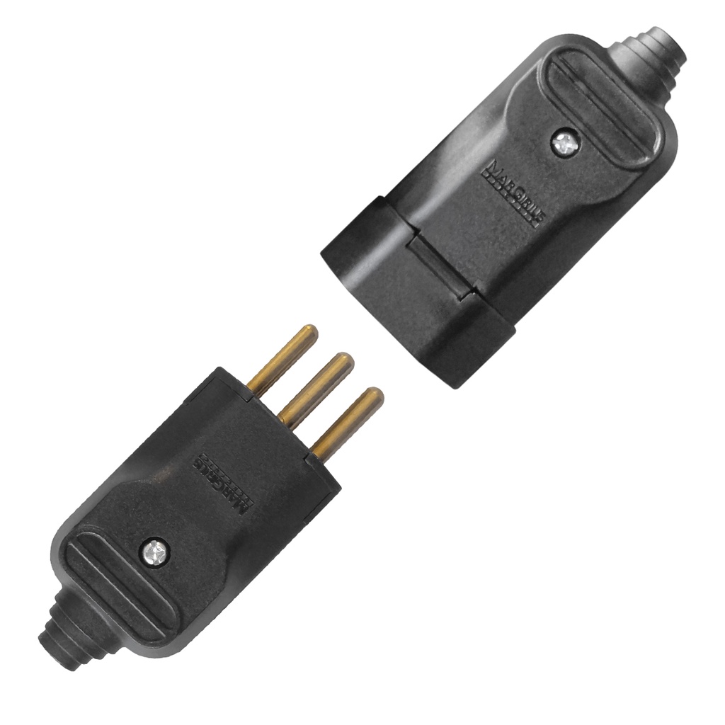 Conjunto Plugue Macho 2P+T 20A e Plugue Tomada Fêmea 2P+T 20A Para ...