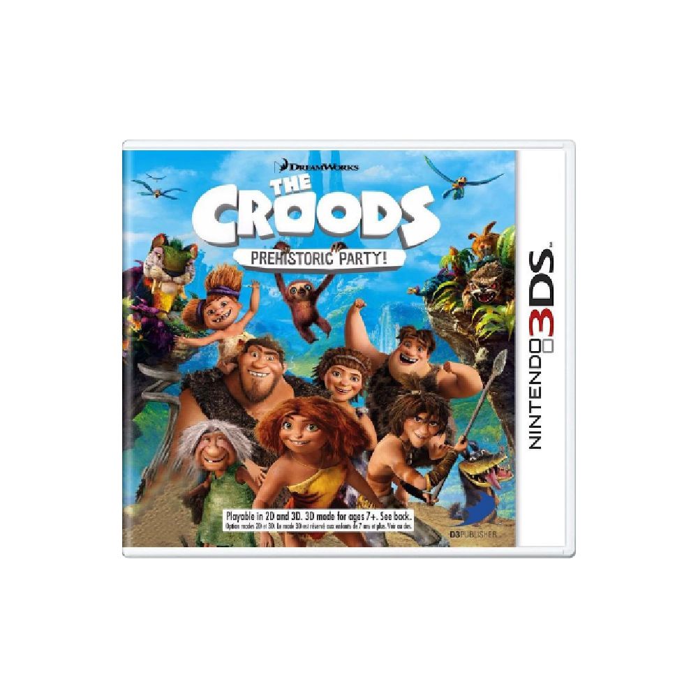 Jogo The Croods Prehistoric Party - Nintendo 3DS - Usado | Shopee Brasil