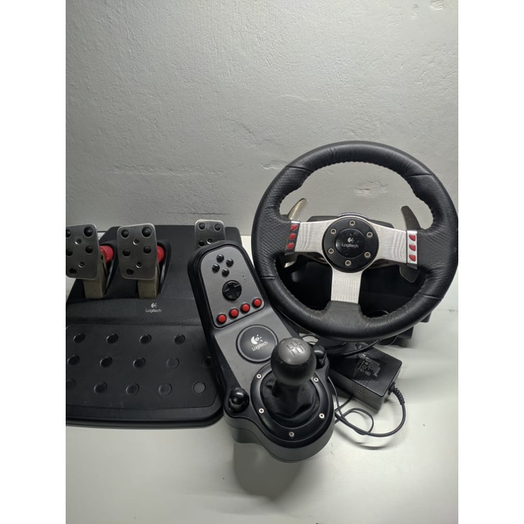 Volante de corrida Logitech G27 Driving Force C/ Pedal C/ Câmbio Ps2 ...